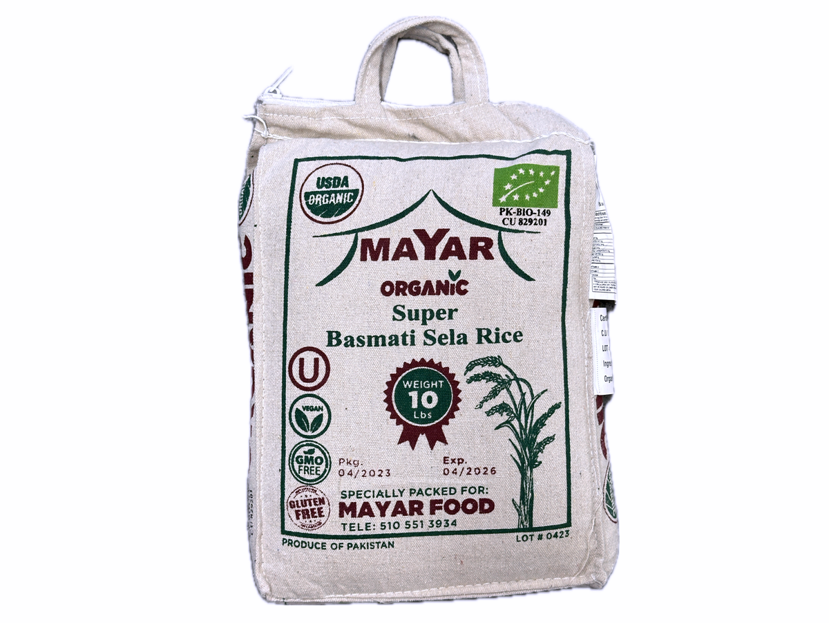 Super Organic Basmati Sella Mayar (Sela) Rice - Organic (Berenj) – Kalamala
