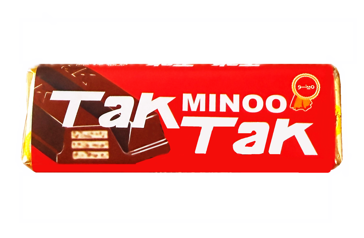Finger Wafer Covered With Cocoa Tak Tak Original (2 Bars - 18 Grams Ea ...