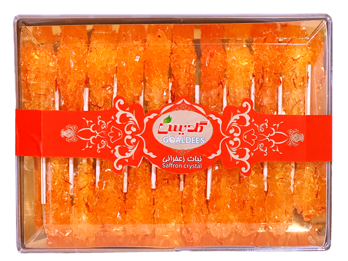 Saffron Rock Candy - 20 Sticks (Nabat-Nabaat) – Kalamala