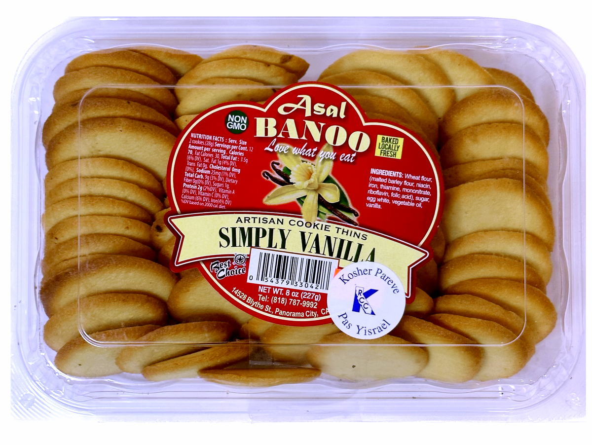 Simply Vanilla Cookie Asal Banoo (Shirini Wanili) – Kalamala