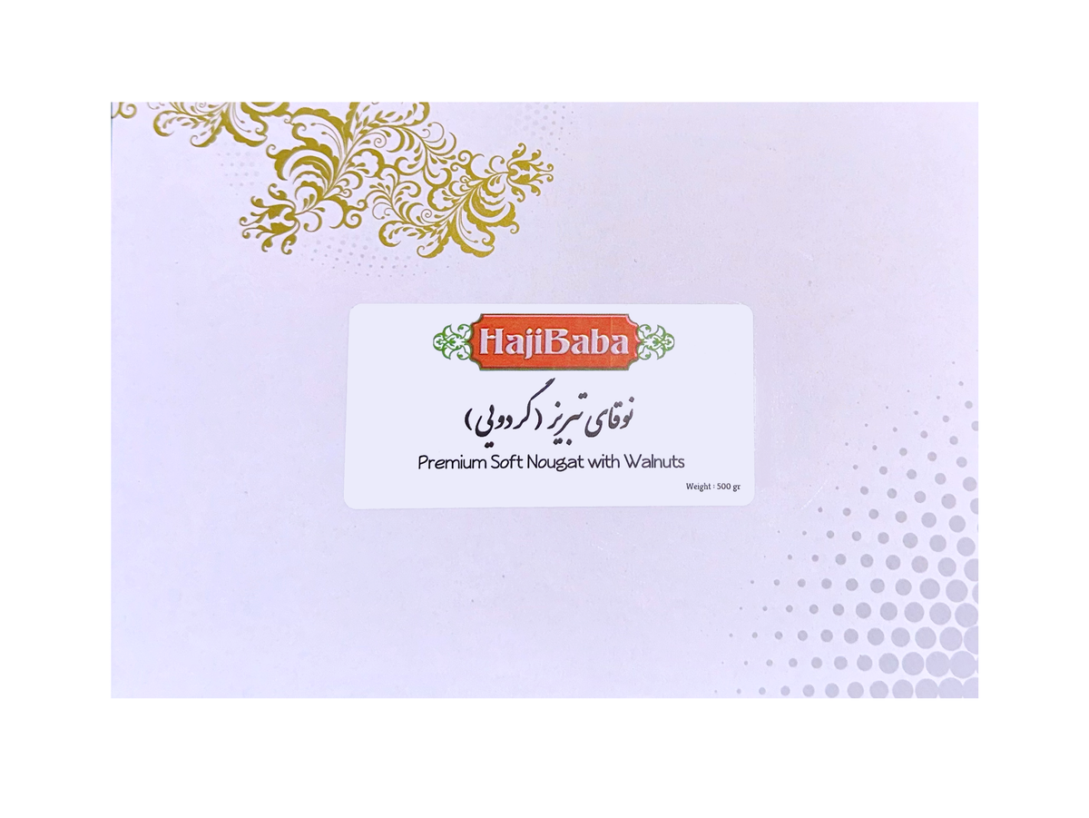 Wafer Nougat With Extra Walnuts Hajibaba (Nuka, Nooka, Nogha) – Kalamala