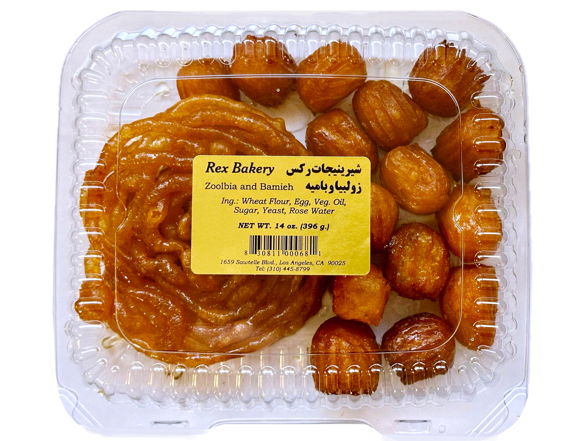 Zoolbia And Bamieh - Fresh - Persian Dessert (Zulbia Bamiyeh, Bomye ...