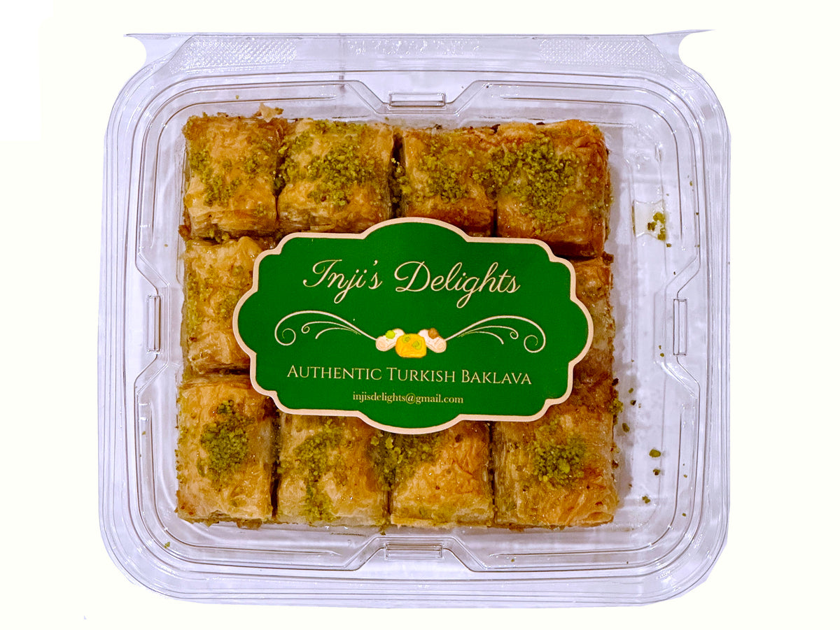 Fresh Authentic Turkish Baklava - Pistachio (Baghlava) – Kalamala