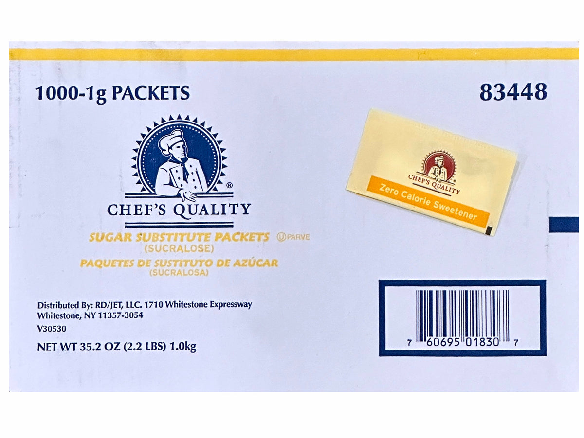 Chef's Quality Zero Calorie Sweetener 1 Gr (1000 Packs) – Kalamala