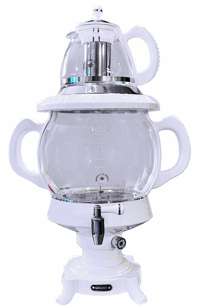 Fancy Electric Glass Tea Maker and Teapot With LED Light (Samovar, Sam ...