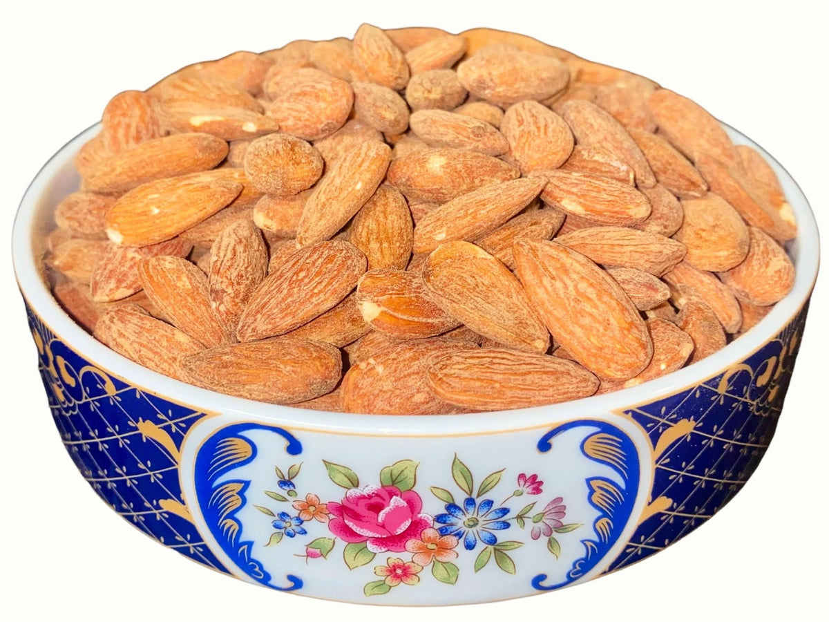 Almonds - Roasted/Salted (Badam Shoor) – Kalamala