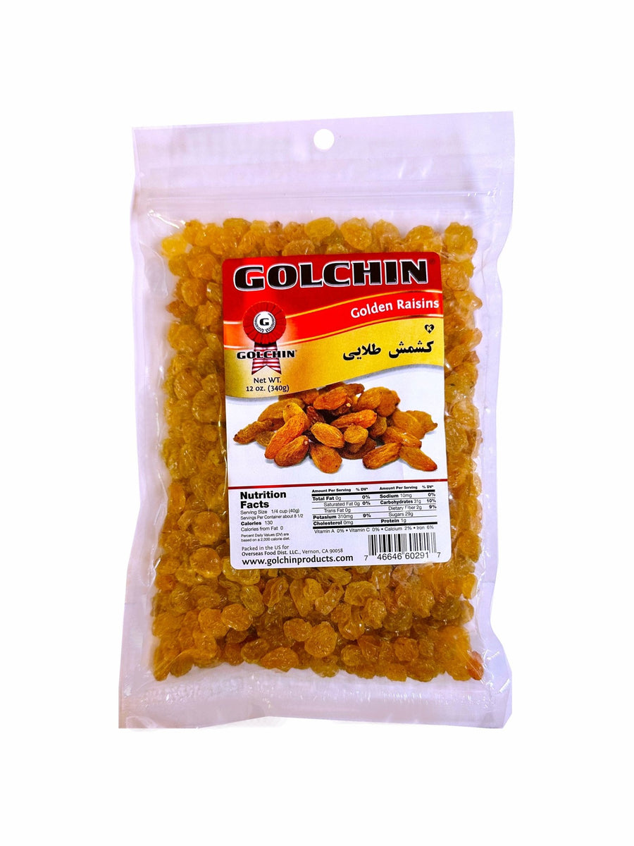 Golden Raisin - Dried - 12 Oz (Keshmesh) – Kalamala