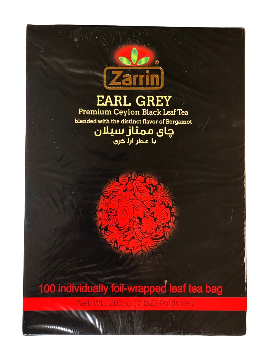 Premium Ceylon Earl Grey Black Tea - Foil-wrapped Tea Bags - 100 Tea B ...