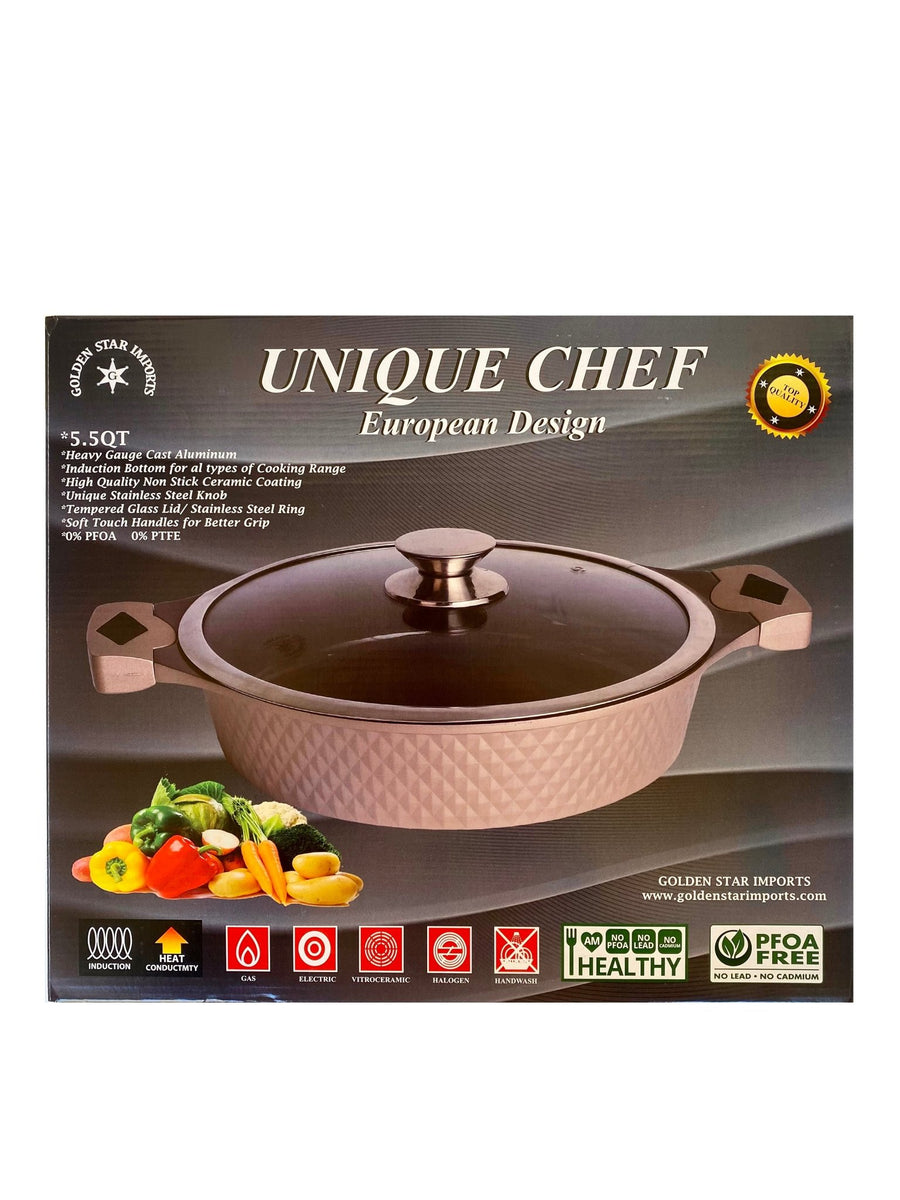 Unique Chef European Design Pot - 5.5 QT (Ghablameh) – Kalamala